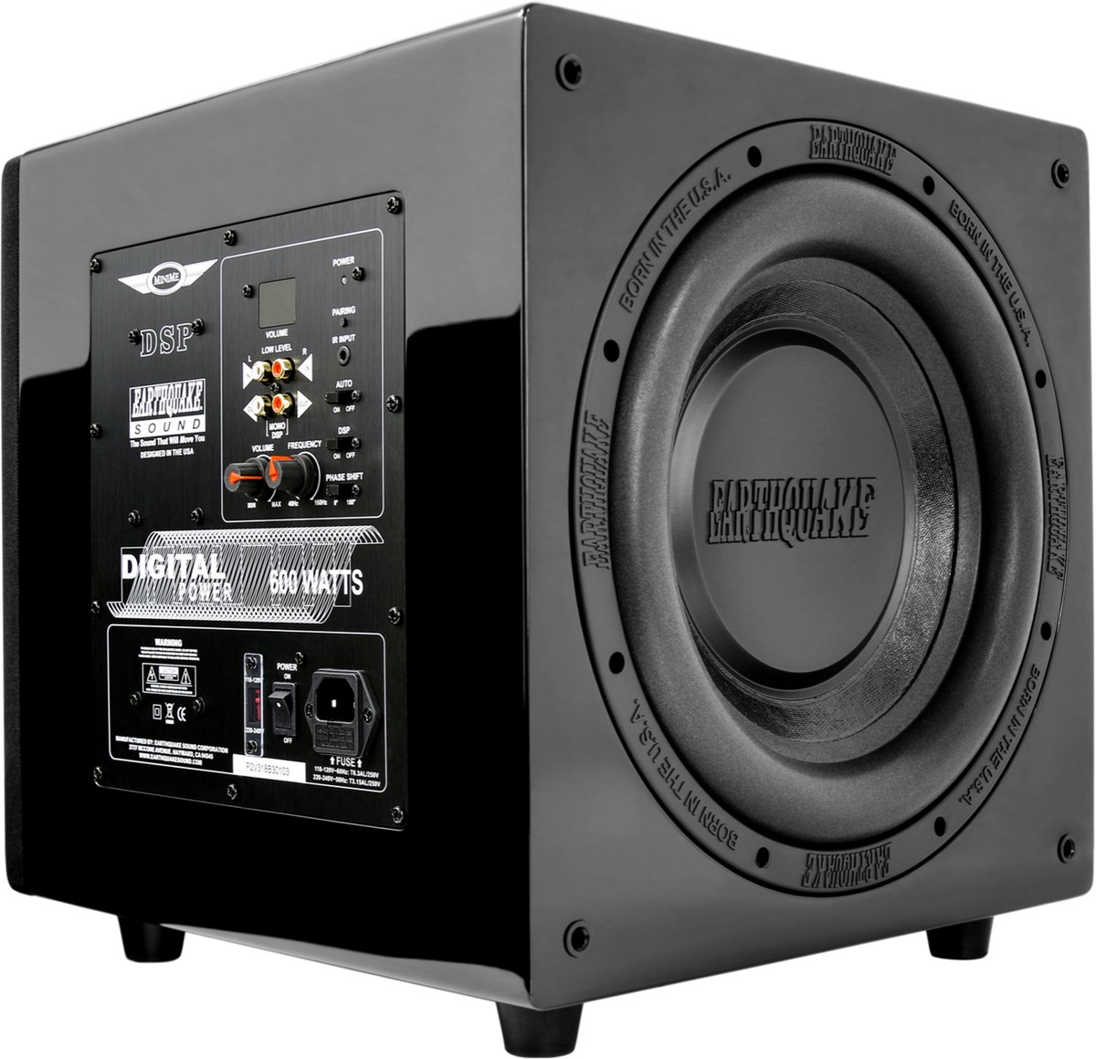 Earthquake Sound MiniMe DSP P-10 Compact Powered Subwoofer 10" 600W DS