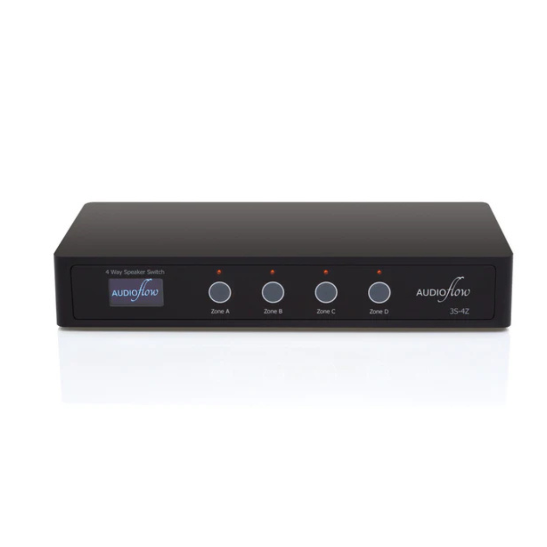 Audioflow 3S-4Z 4 Way Speaker Switch Selector Box Smart WiFi