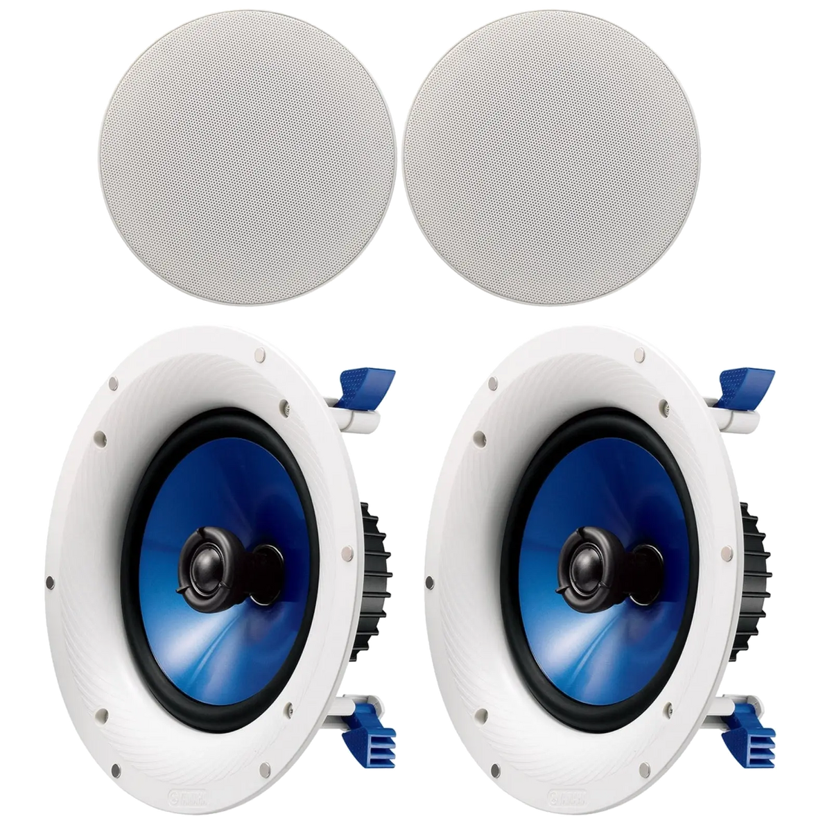Yamaha NS-IC800 8" 2-Way Coaxial In-ceiling Speakers Slim