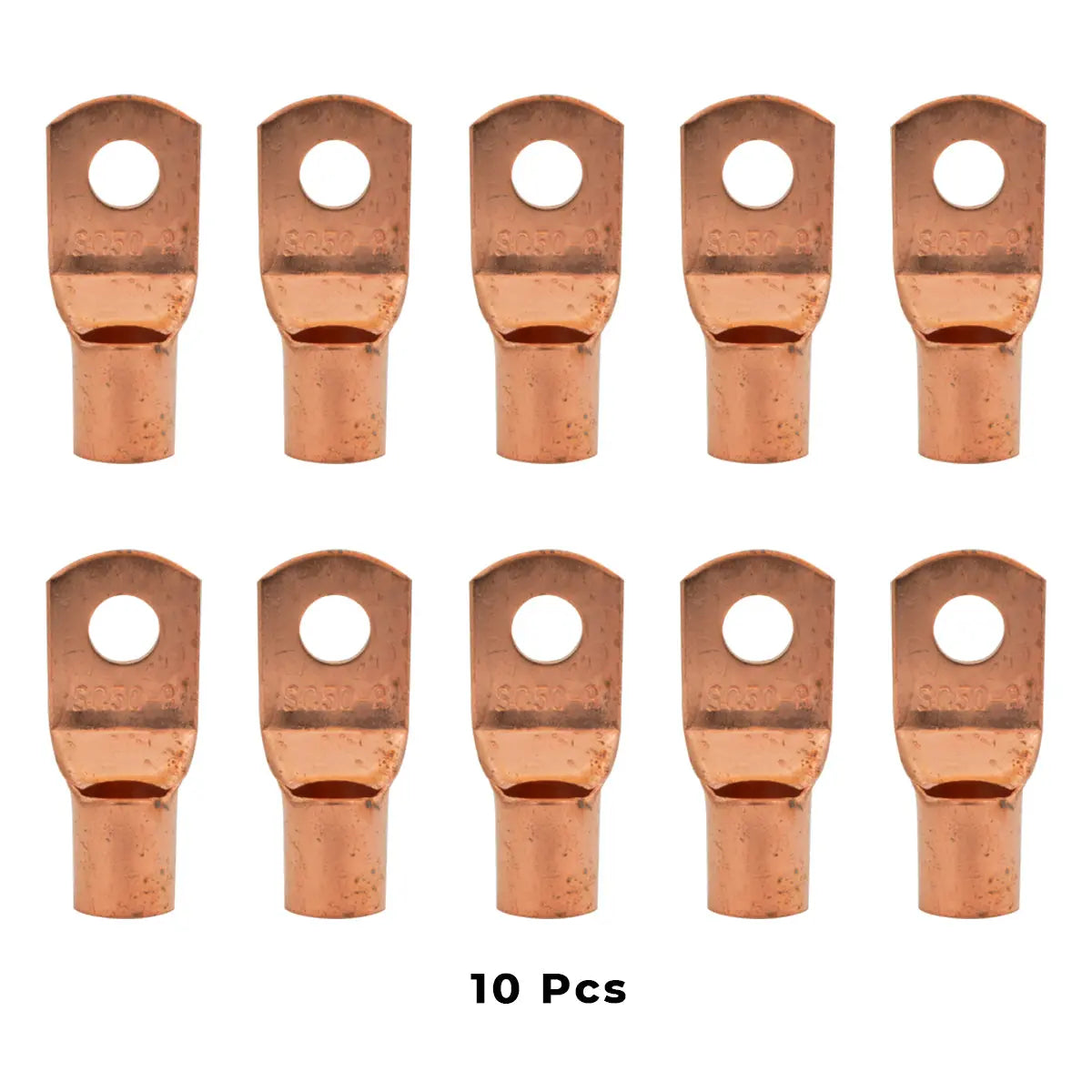 1/0 Gauge AWG Pure Copper Lugs Ring Terminal Connectors 5/16 — The ...