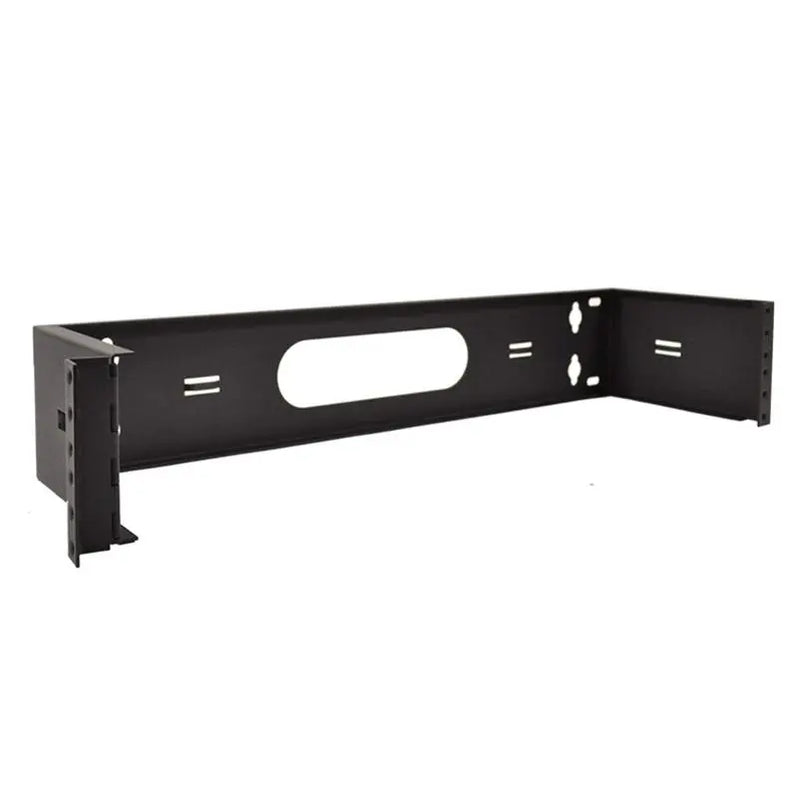 Two Space 2U Steel Wall Mount Hinged Swing Out Patch Panel Bracket