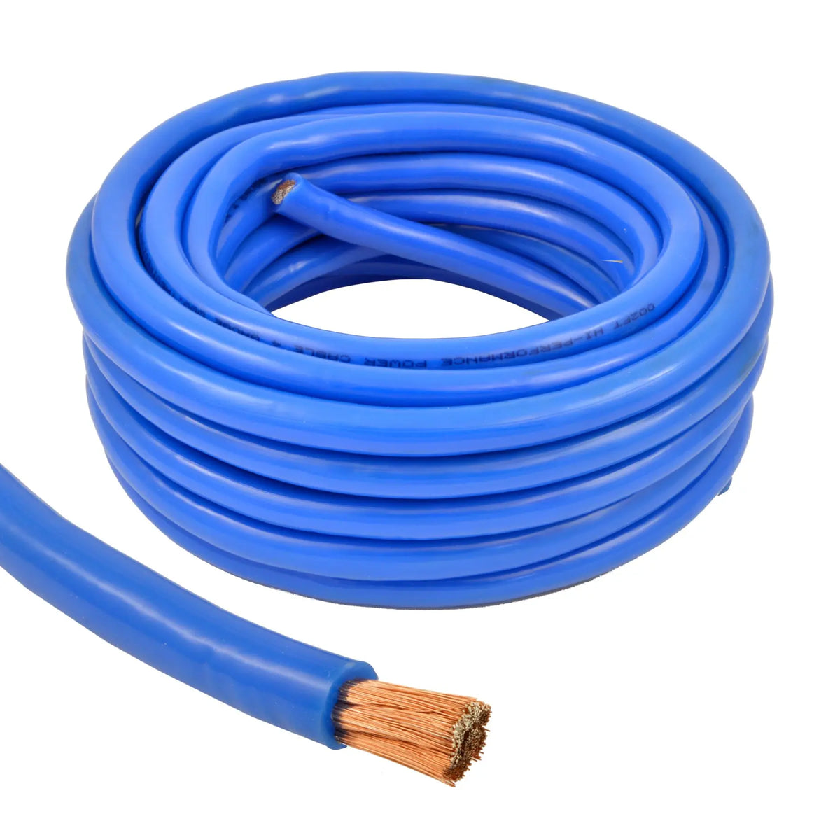 4 Gauge 25 Feet High Performance Amplifier Power Cable Blue