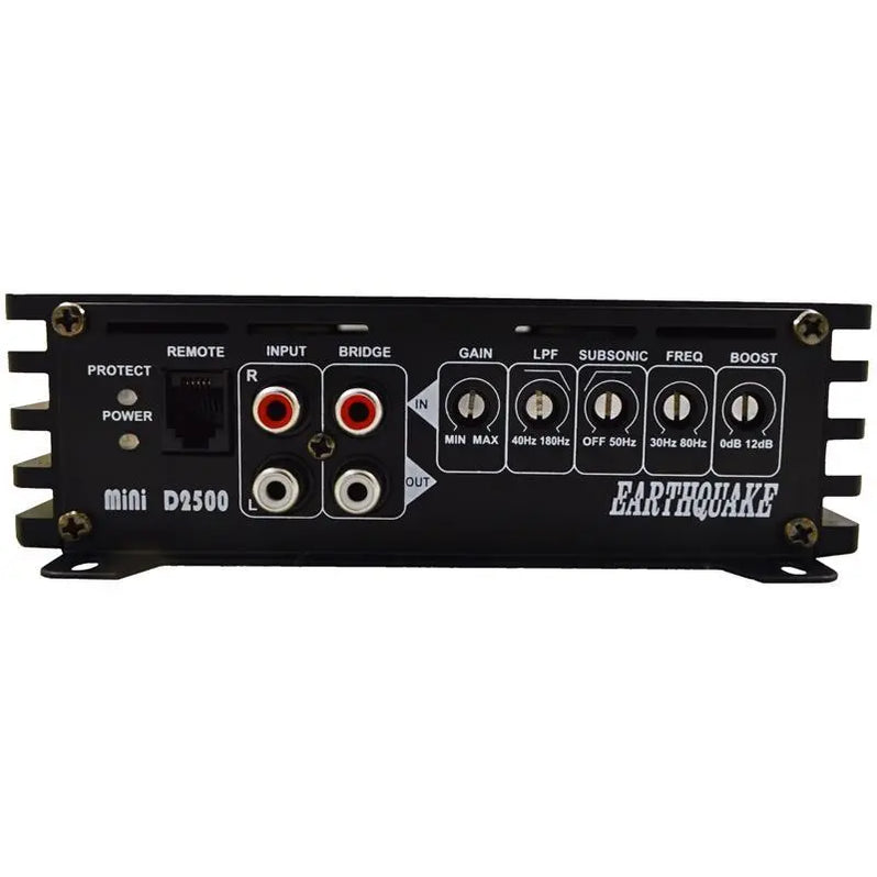 Earthquake Mini D2500 2nd Gen Mono Block 2500W Car Amplifier
