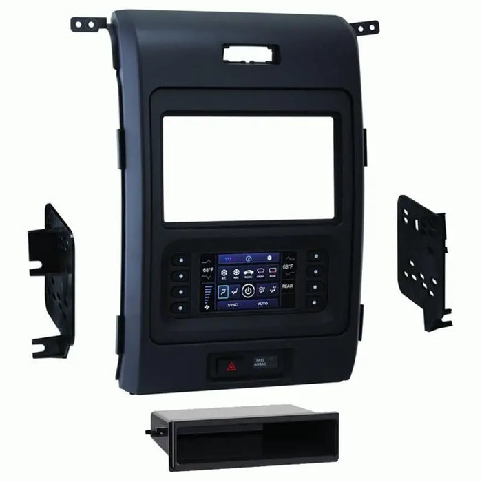 Metra 99-5846B 1-2 DIN Dash Kit Ford F-150 2013-2014(w/ 4.2" screen)