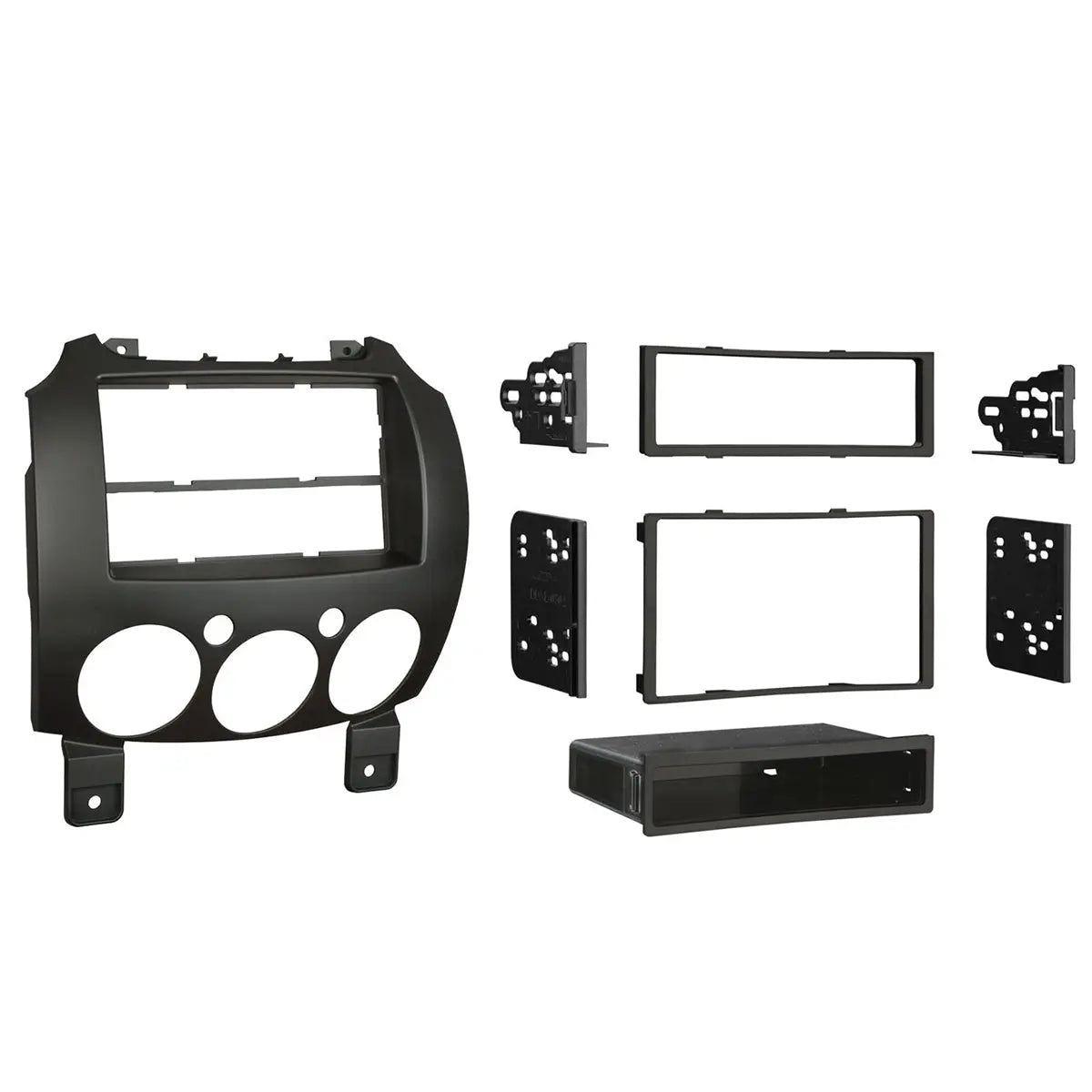 Metra 99-7518B 1-2 DIN Dash Installation Kit 2007-Up Mazda 2