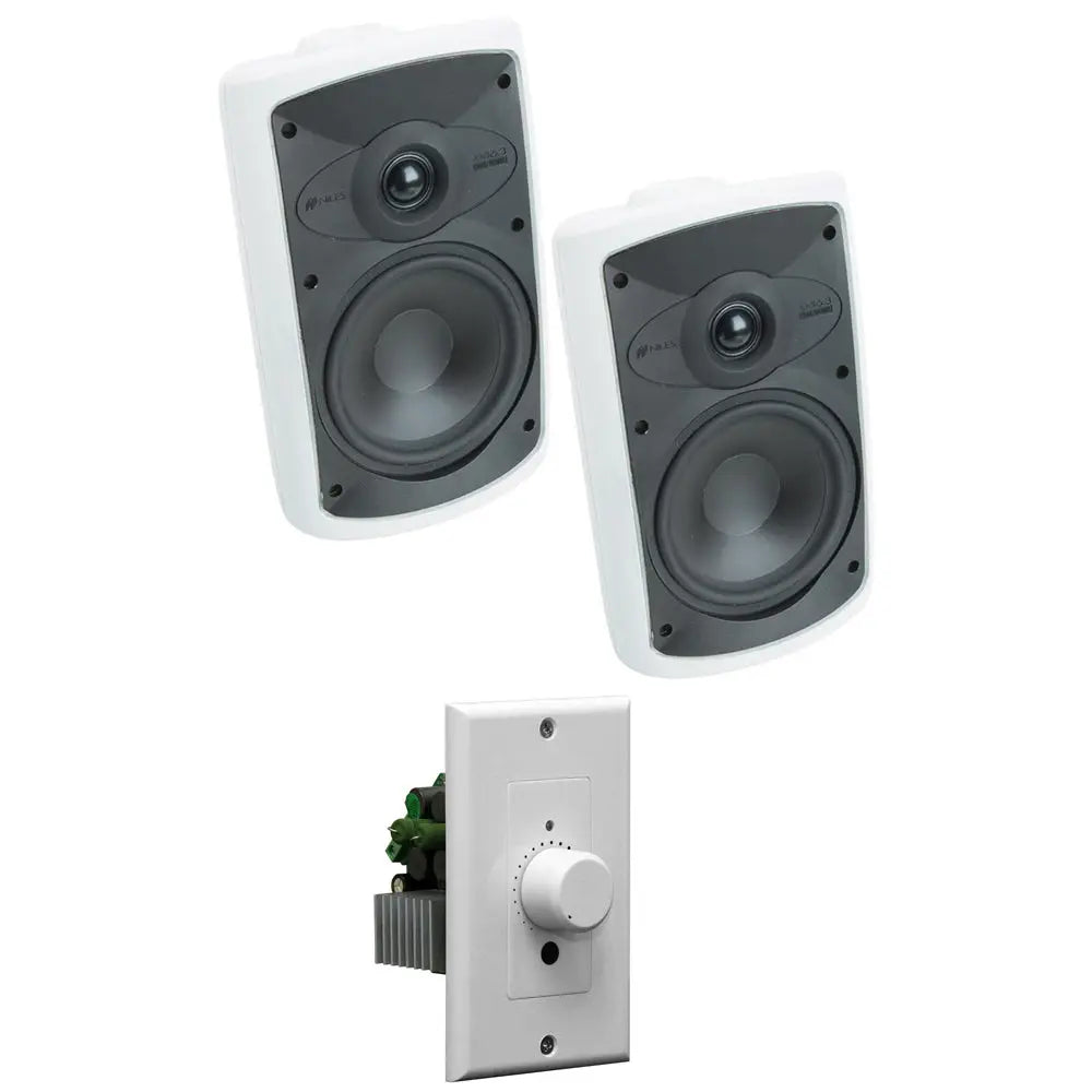 Niles OS6.3 White Home Theater Speaker 6" and BTA-250 In-Wall Amplifie