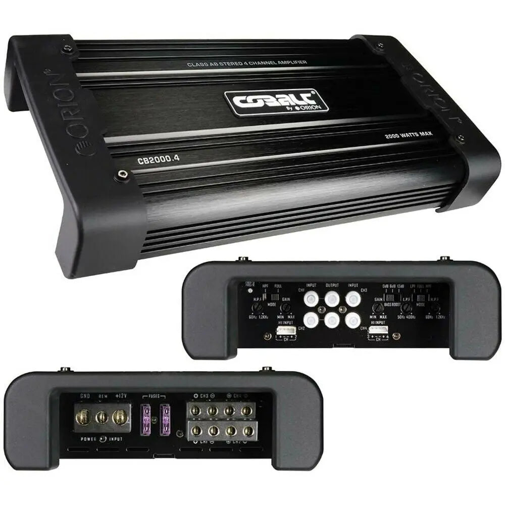 Orion CB2000.4 Cobalt Series Class AB 4 Channel AMP 2000W Max Audio Am ...