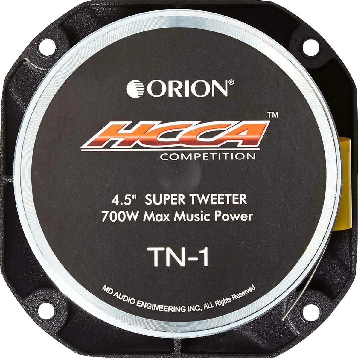 Orion HCCA TN1 4.5" 700W Max Power 4-Ohms Neodimium Bullet Super Tweet ...