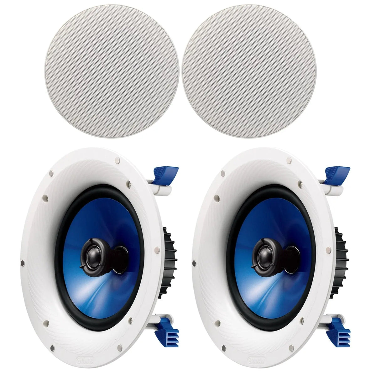 Yamaha NS-IC800 8" 2-Way Coaxial In-ceiling Speakers Slim